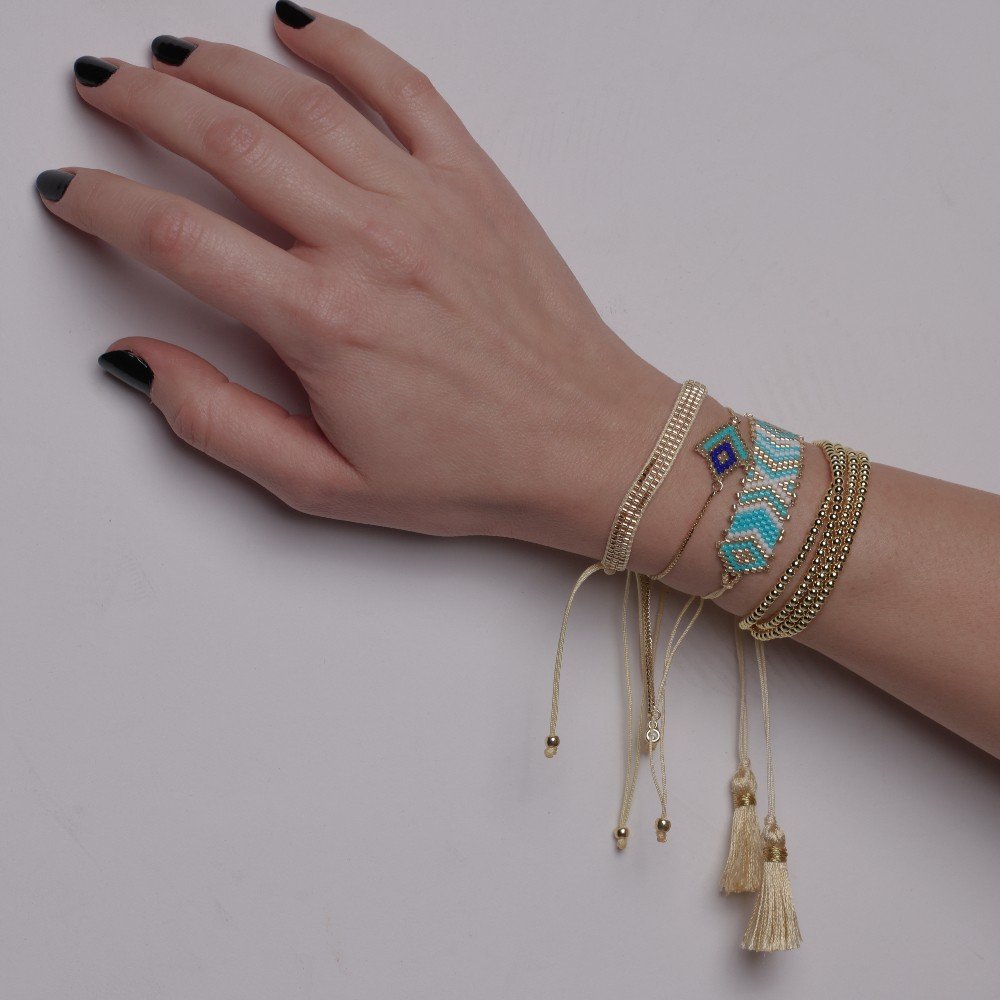 pYckd | Set of 4 Shades of Blue Bracelets