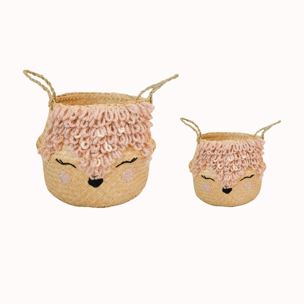 pYckd | Two Handwoven Baskets: Zoe The Fawn