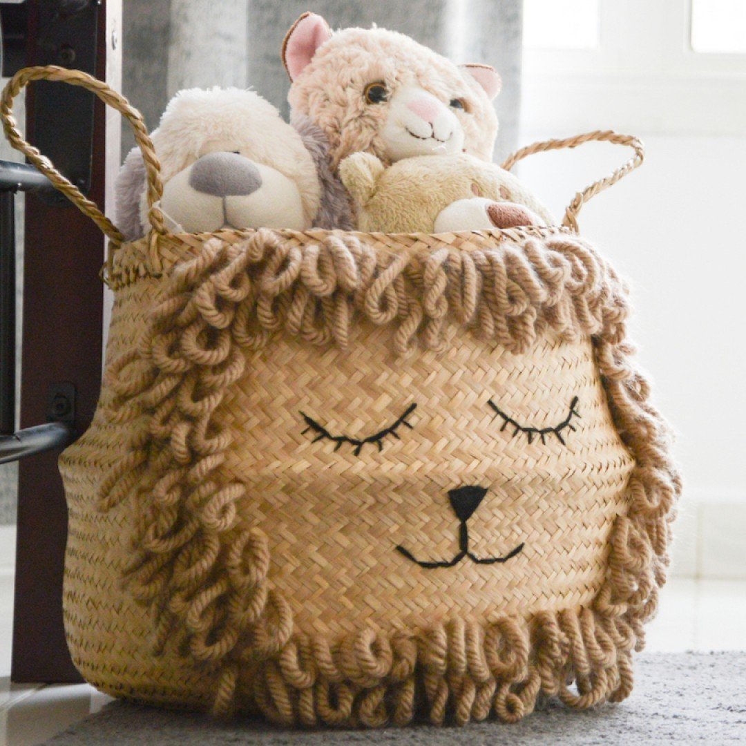pYckd | Handwoven Sand Basket: Simba The Lion