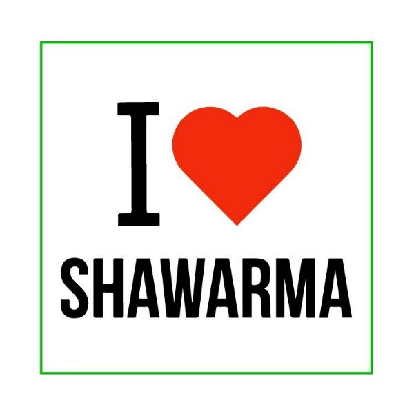 pYckd | I Heart Shawarma Sticker