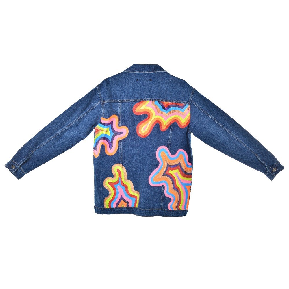 pYckd | Psychedelic Denim Jacket: Limited Edition