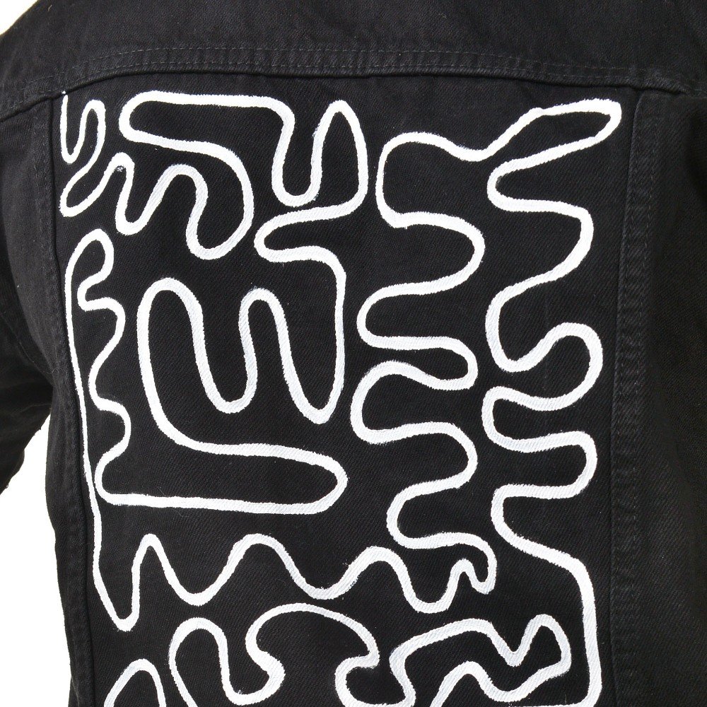 pYckd | Doodle Denim Jacket