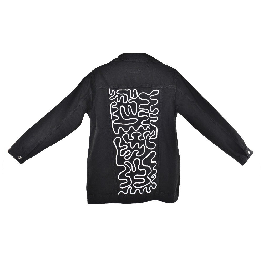 pYckd | Doodle Denim Jacket
