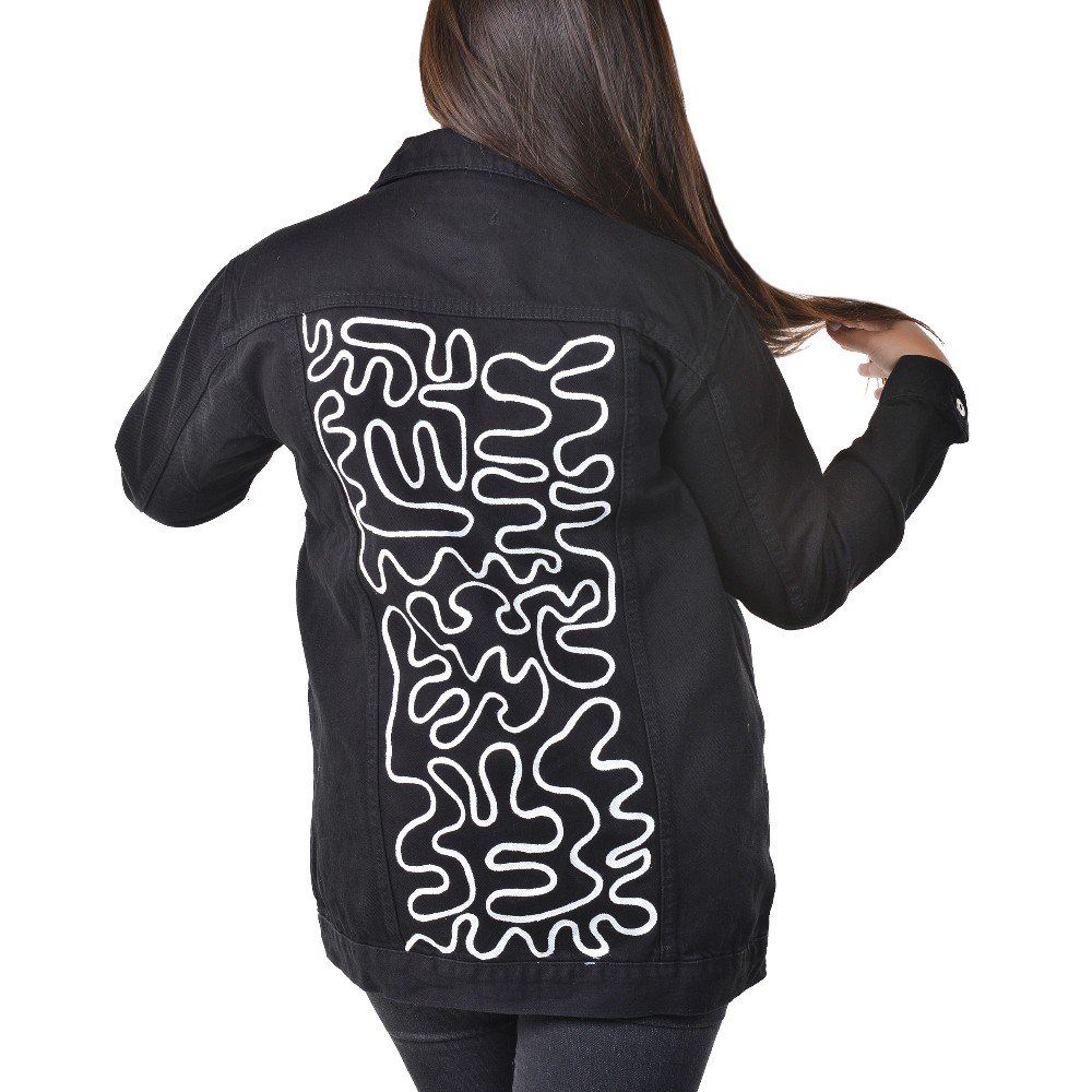 pYckd | Doodle Denim Jacket