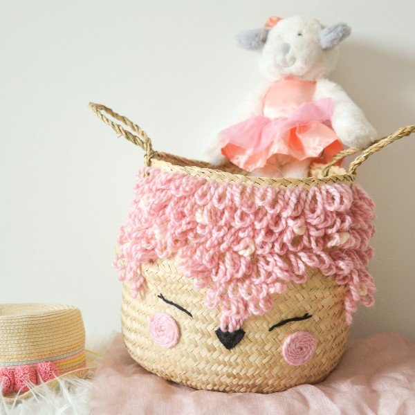 pYckd | Handwoven Basket: Zoe the Fawn